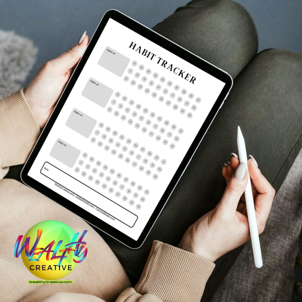 The Ultimate Habit Tracker: 1-Page Printable PDF - Wealthy Creative